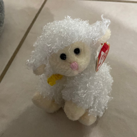 Ty | Toys | Ty Beanie Babies Baby Floxy Basket Lamb Rare Vintage ...